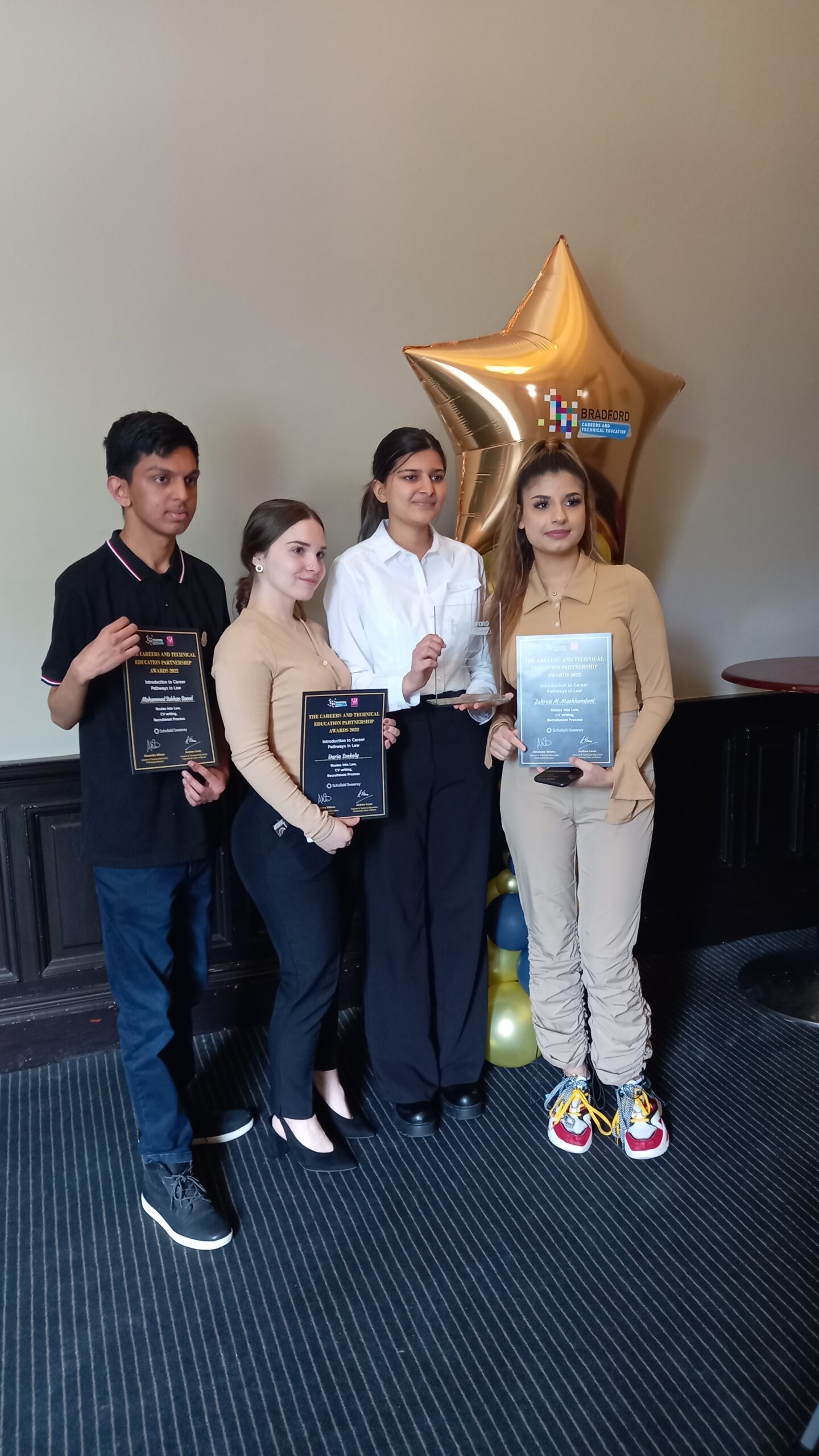 New College Bradford students win prestigious awards : New College Bradford