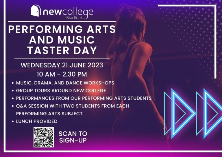 Performing Arts and Music Taster Day : New College Bradford